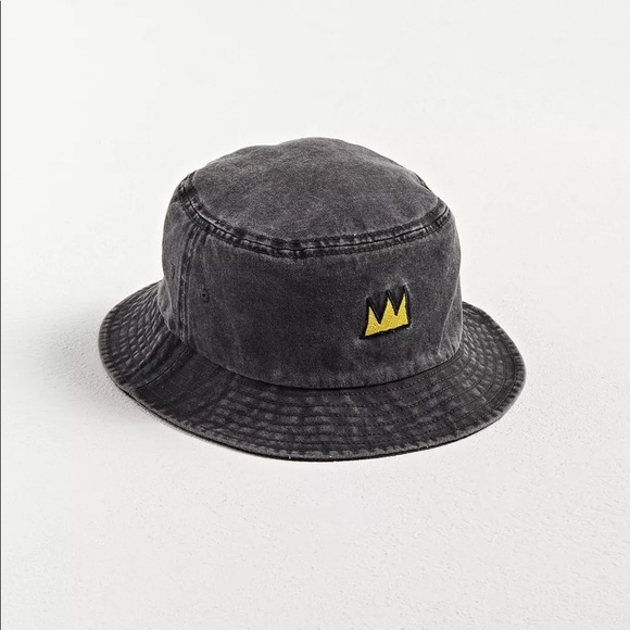 Urban Outfitters | Accessories | Nwt Basquiat Crown Bucket Hat | Poshmark